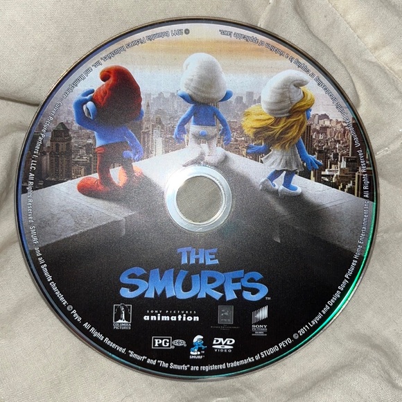 Media | The Smurfs Movie Dvd Comes In General Case | Poshmark